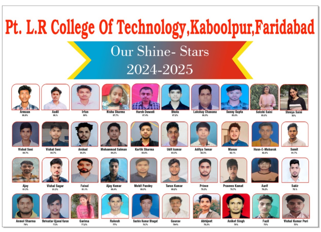 Pt. L.R College of Technology Faridabad | Best Engineering College in ...
